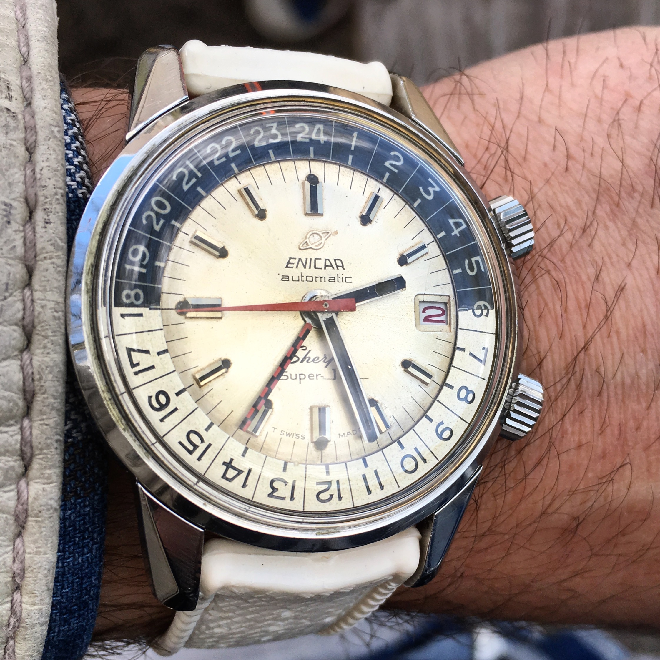 Signs of Saturn: the transition of the Enicar logo | Time for a Change